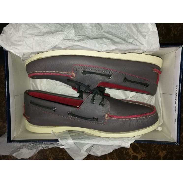 Shoes - Sperry Top-Sider _ STS 10057 AO 2-Eye Dual Tone Grey | Shopee ...