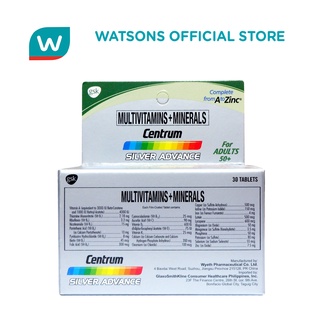 Centrum Silver Advance Bottle of 30 Tablets | Shopee Philippines