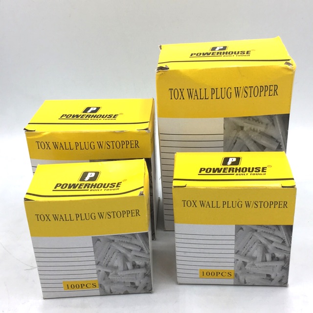 Tox Wall Plug with Stopper 5,6,8,10 Powerhouse | Shopee Philippines