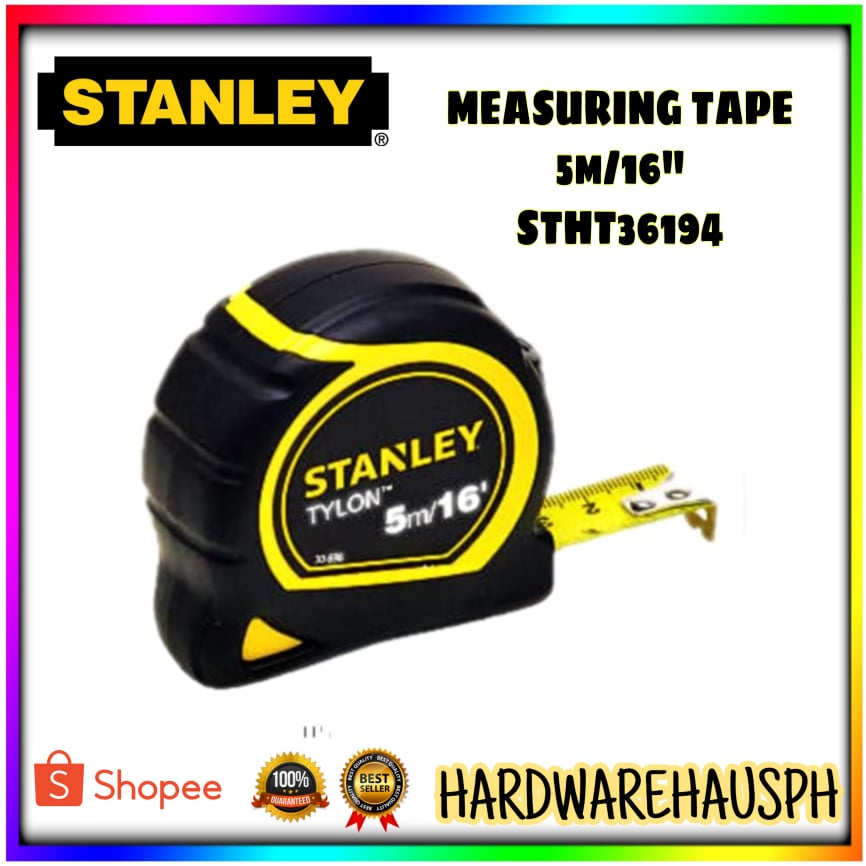 STANLEY MEASURING TAPE 5-METERS (STHT36194) | Shopee Philippines