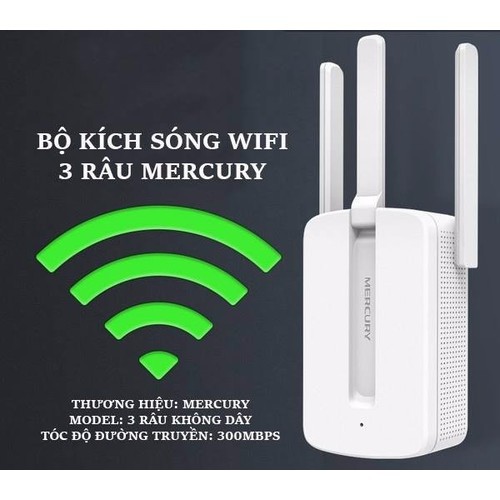 Mercury MW310re 300Mbps wifi extender with 3 powerful antennas ...