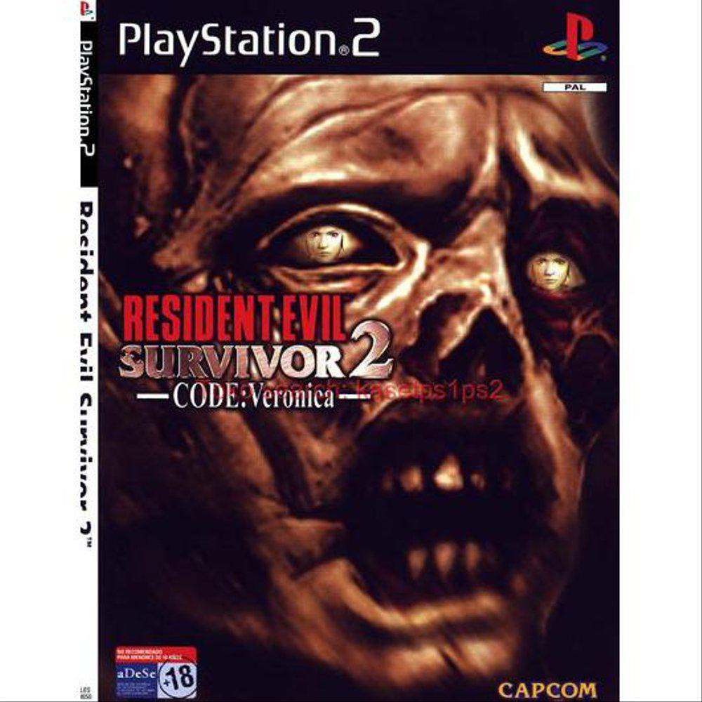 Resident Evil Survivor 2 Code Veronica Cd Ps2 Cassette Ps2 Game ...