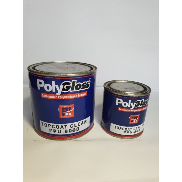 POLYGLOSS TOPCOAT CLEAR PPU 8000 ( 1 quart ) | Shopee Philippines