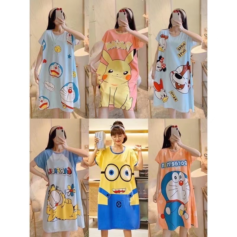 COD Plus Size Pambahay for Women Daster Pantulog for Women | Shopee ...