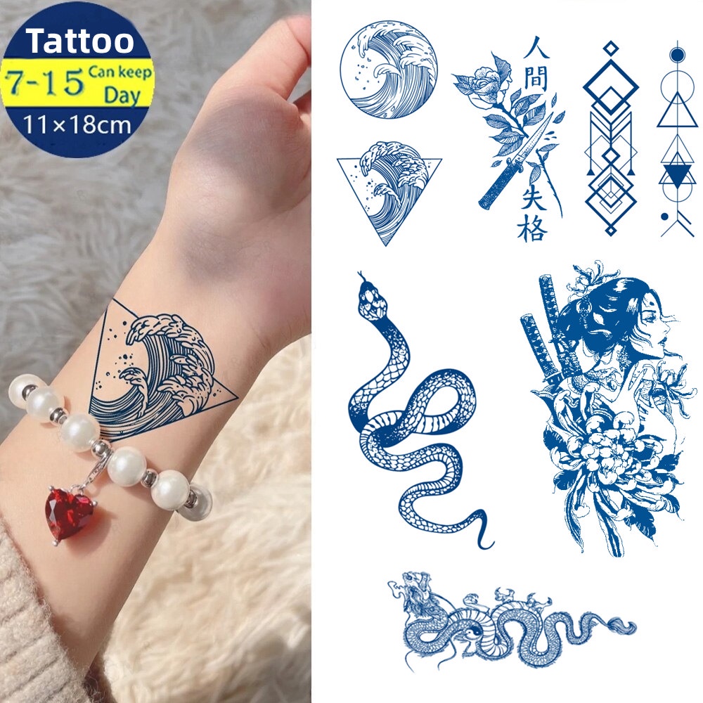 Magic Tattoo Sticker Long Lasting 2 Weeks Semi-Permanent tattoo ...