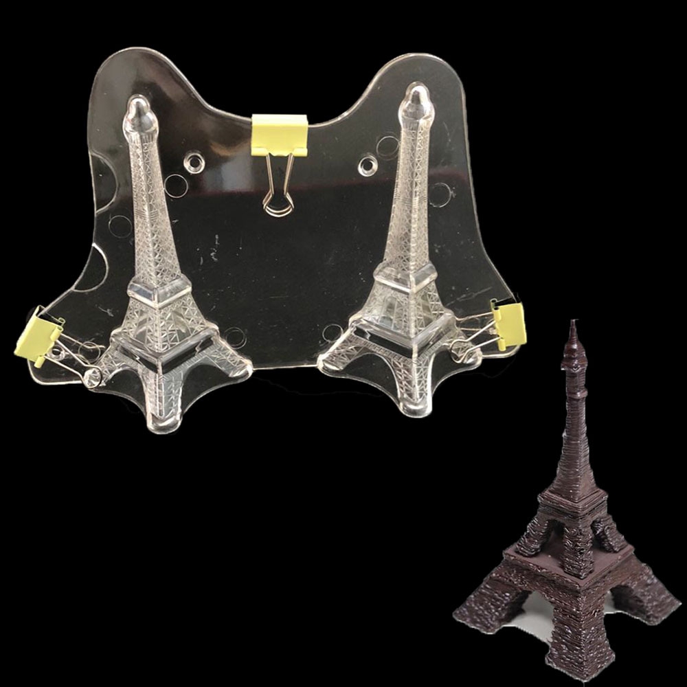 3D Eiffel Tower Paris shaped Mould Silicone Mold Fondant Cake ...