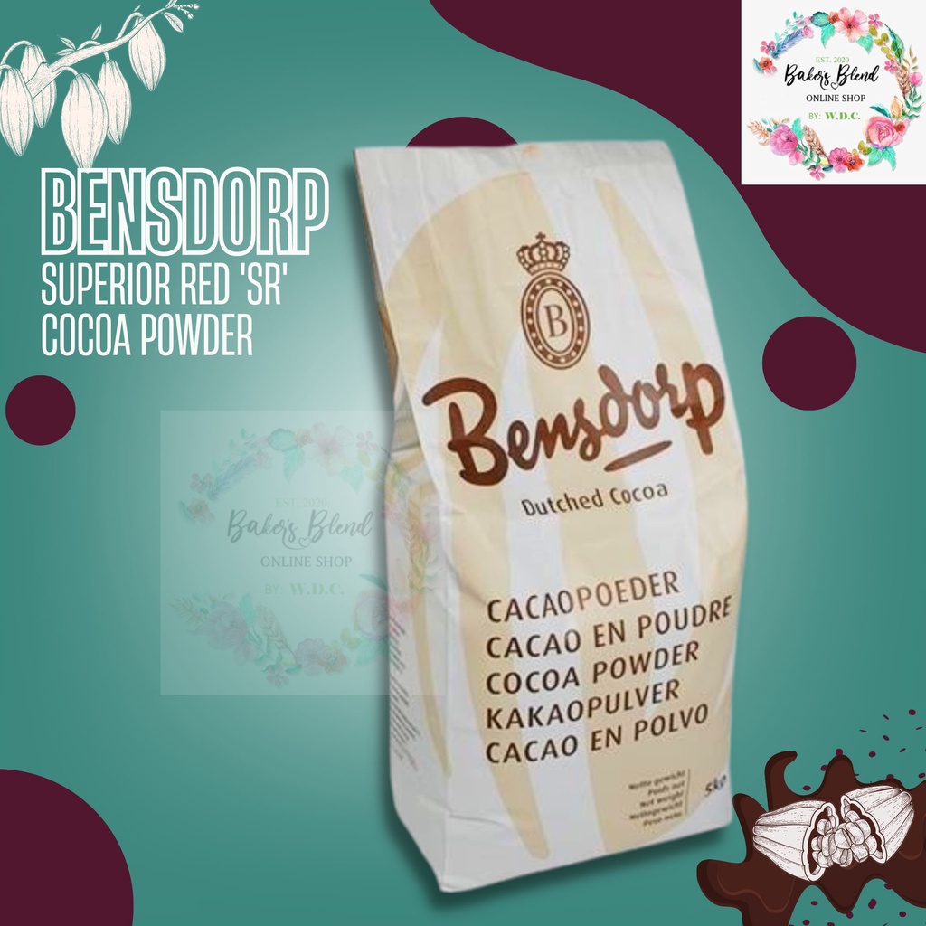 Bensdorp SR SUPERIOR RED COCOA POWDER (1kg & 500g | Shopee Philippines