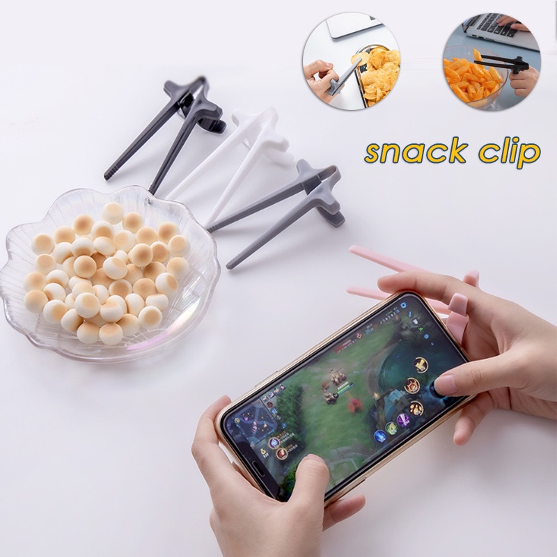 snack clip, snack chopsticks, lazy assistant, Play with finger ...