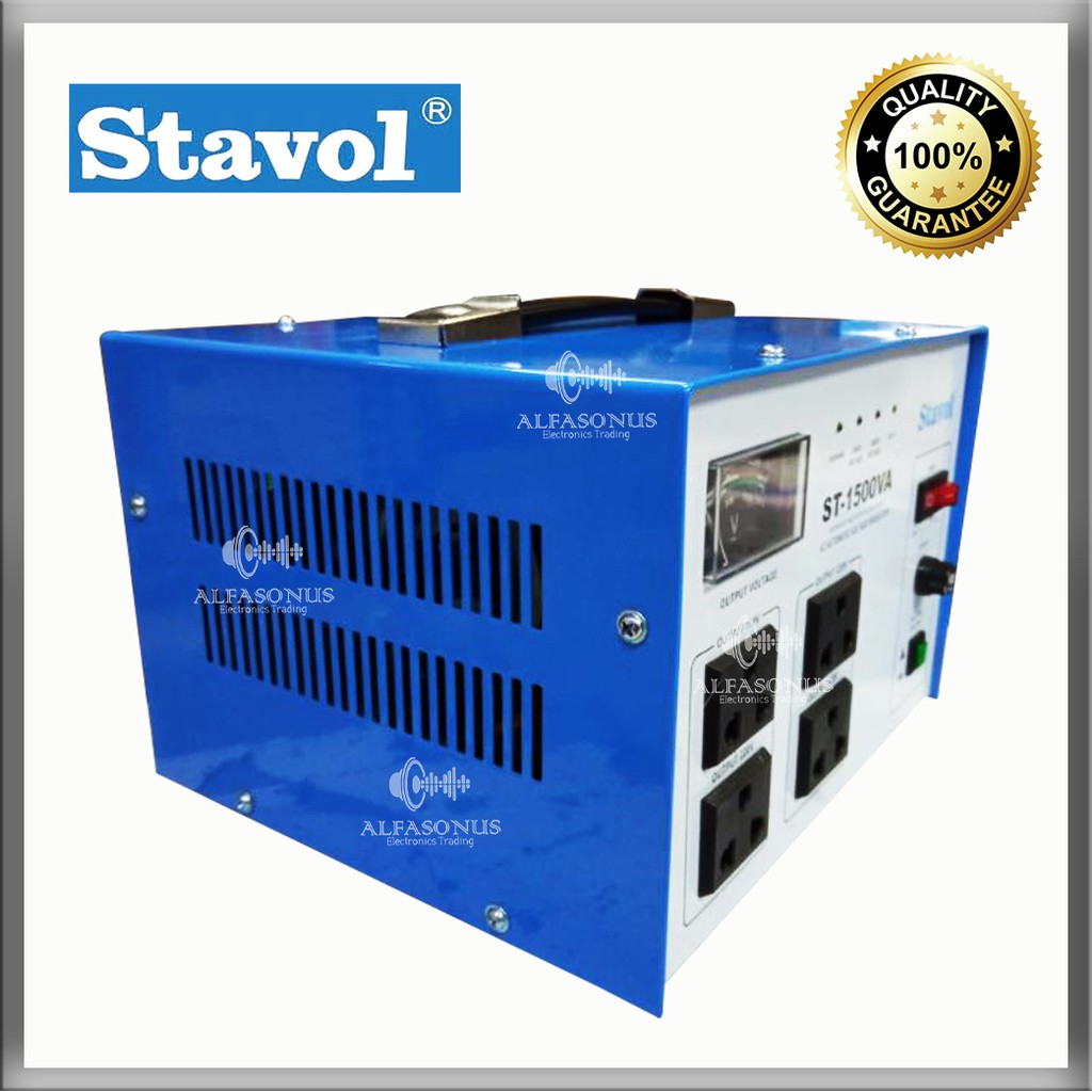 Stavol 1500W AVR ST-1500VA / SVC-1500VA Automatic Voltage Regulator 100 ...
