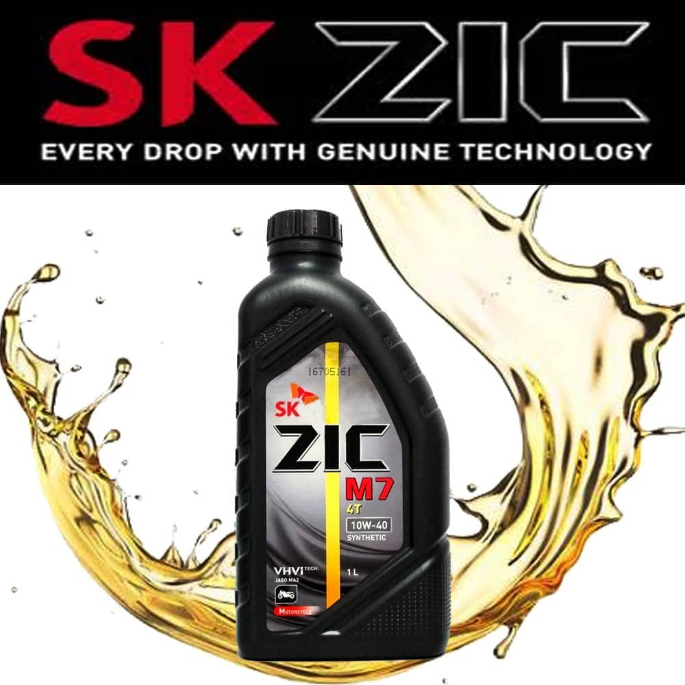SK ZIC M7 4T Semi-Synthetic Formula MCO SAE 10W-40 1Liter | Shopee ...
