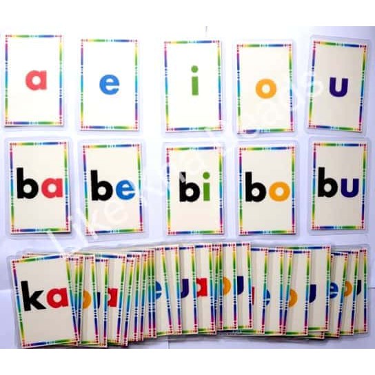 Laminated Flash cards for kids ABAKADA | Shopee Philippines