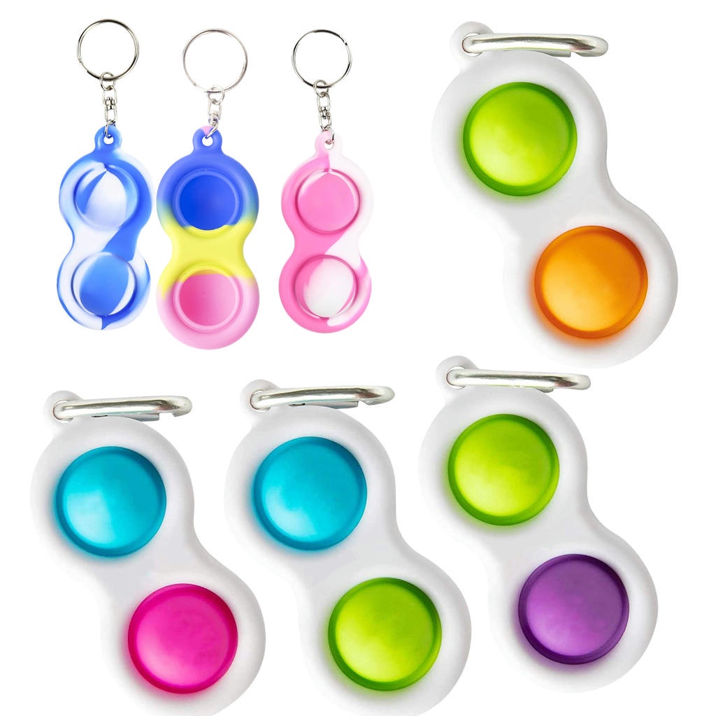 Fidget toy Fat brain simple dimple key chain stress release toy ...