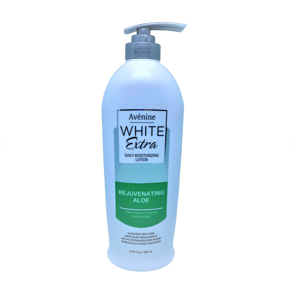 Avenine Rejuvenating Aloe White Moisturizing Lotion 500ml | Shopee ...