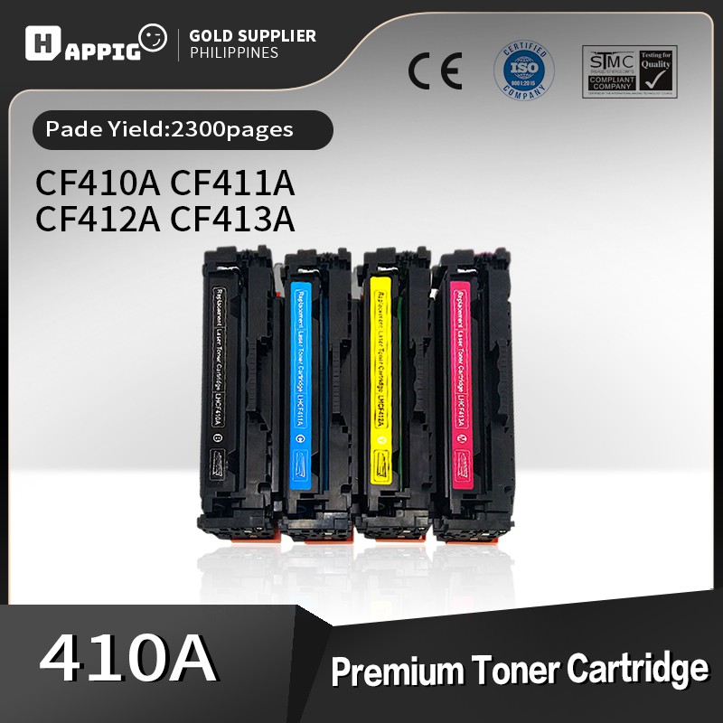 CF410A CF411A CF412A CF413A Toner Cartridge Compatible For HP Laser Jet M452 MFP M377dw M477fdn ...