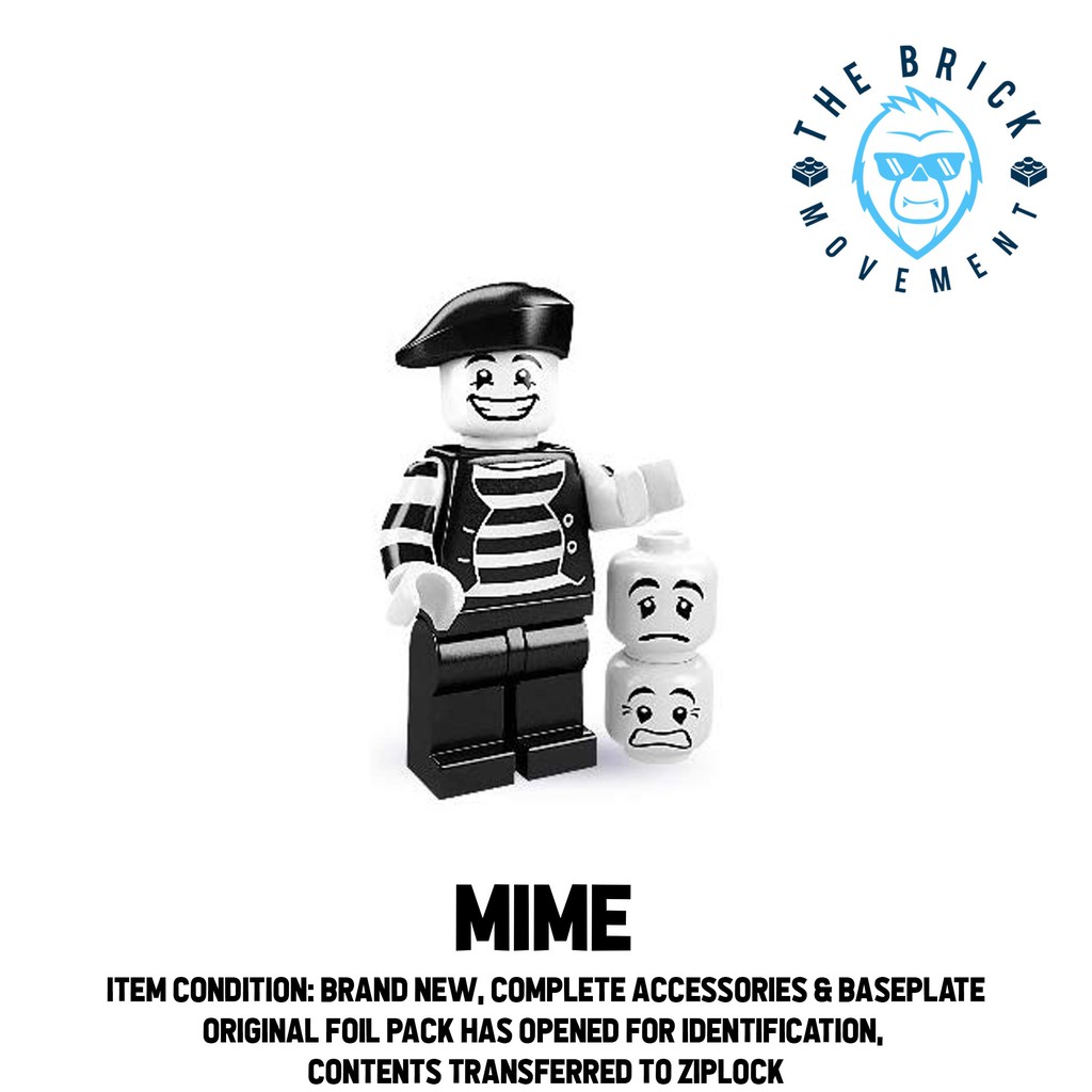LEGO® Collectible Minifigure Series 2: Mime | Shopee Philippines