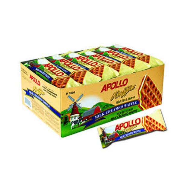 Apollo Waffles Milk Creamed Waffle 648g | Shopee Philippines