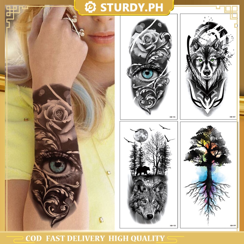Tattoo Sticker waterproof long lasting15 day magic tattoo temporary ...