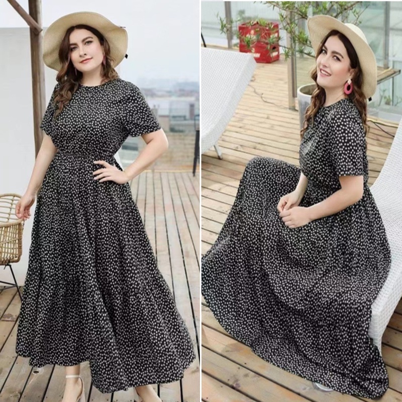 formal plus size for women midi dress bangkok dress ootd dress | Shopee ...