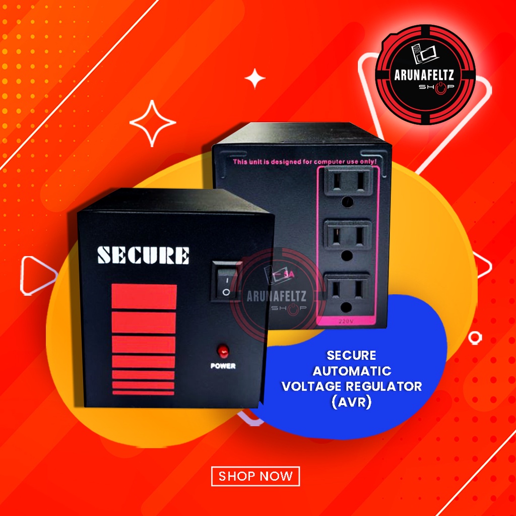 SECURE AVR 220V AUTOMATIC VOLTAGE REGULATOR | Shopee Philippines