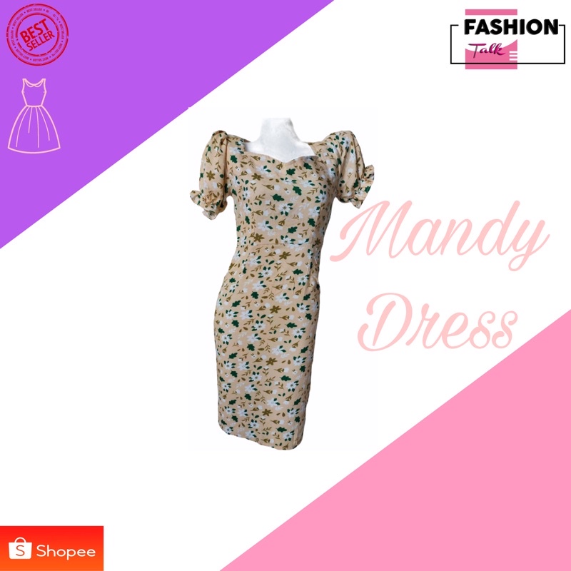 MANDY DRESS (Challis Fabric) | Shopee Philippines