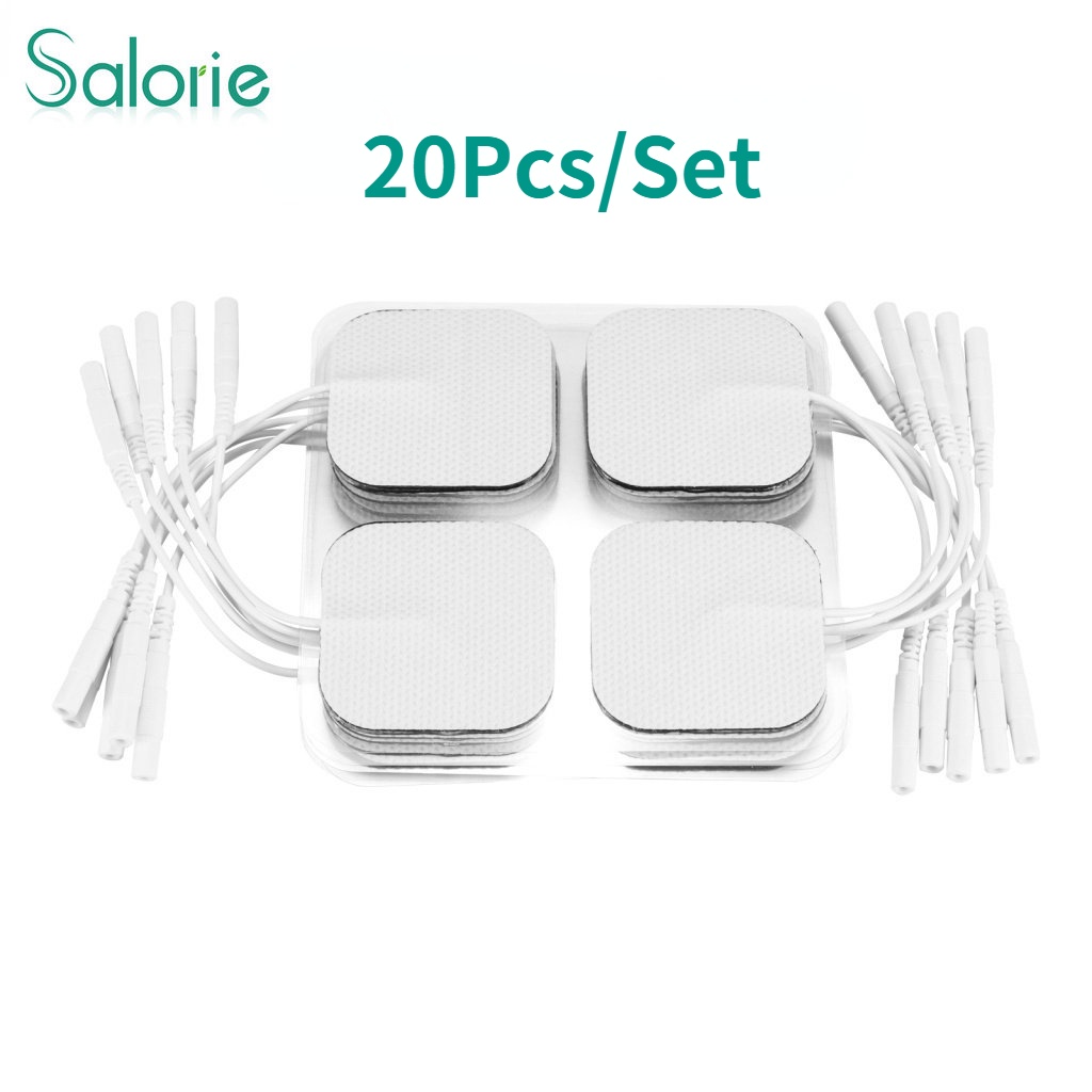 20 Pcs Electrode Pads Physiotherapy Massage Patch Non-Woven Self ...