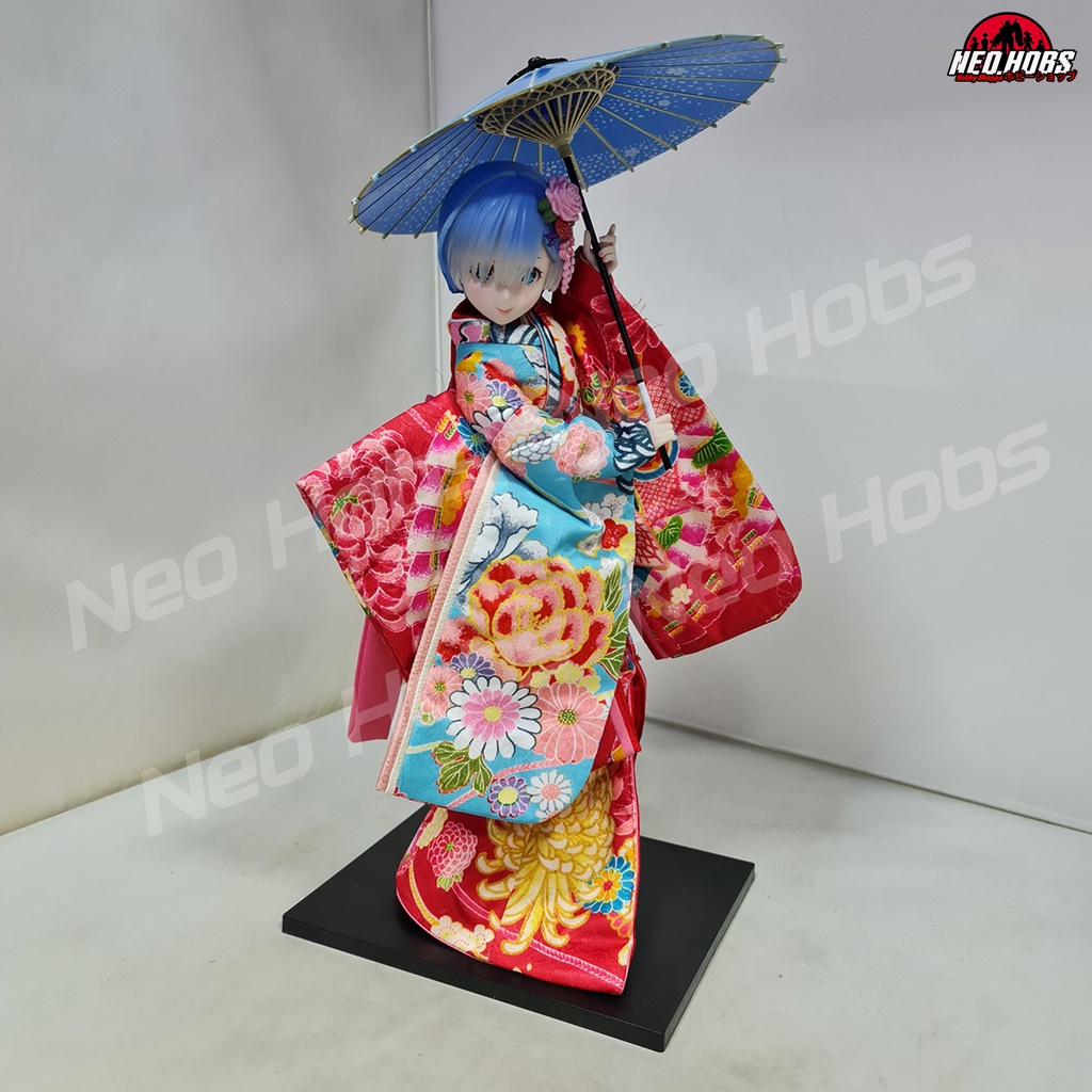 FNEX KO Re Zero 1/4 Rem Kimono Yoshitoku Doll Ver. | Shopee Philippines