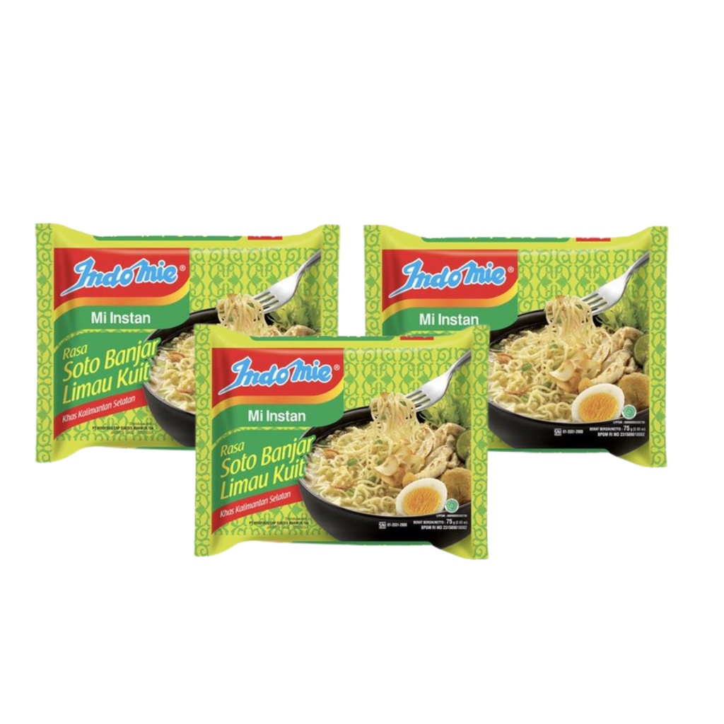 Indomie KUAH SOTO BANJAR Five KUIT 75GR Unit / Box | Shopee Philippines