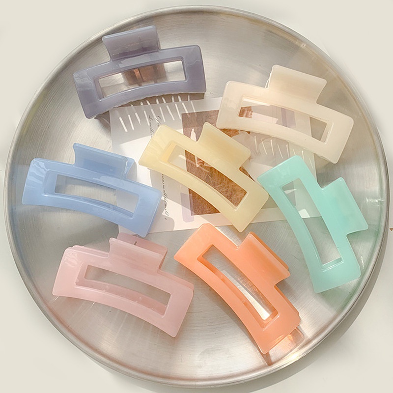 GIVA Hair Clamp Stylish Elegant for All Hair Types Rectangle Hair Claw ...