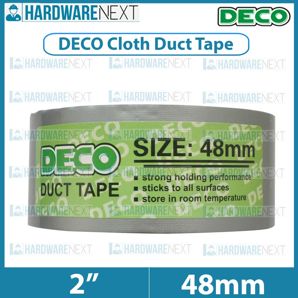 DECO Cloth Duct Tape 2" (48mm x 20meters) | Shopee Philippines