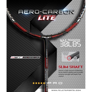 Felet Aero Carbon LITE 7u Package Set Racket Badminton Racket Raket ...