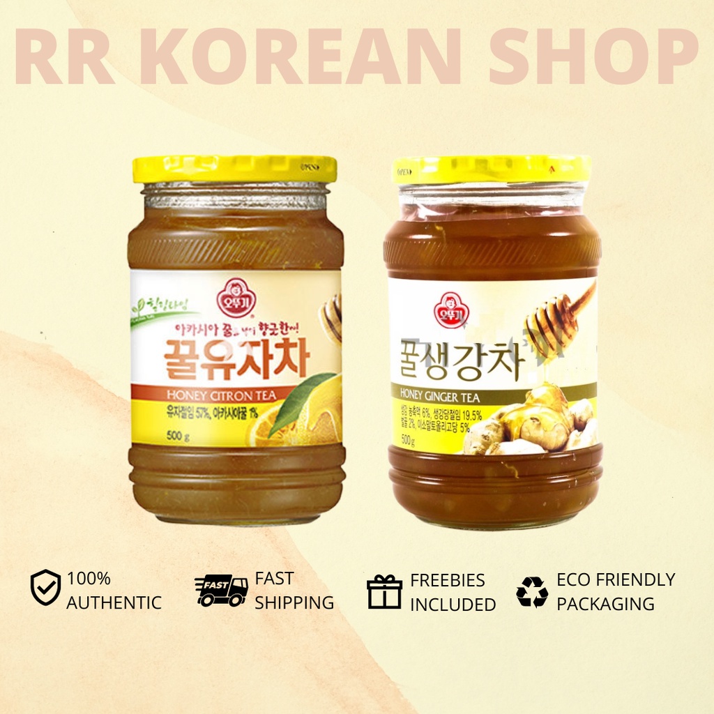 Ottogi Honey Citron Tea / Honey Ginger Tea 500g | Shopee Philippines