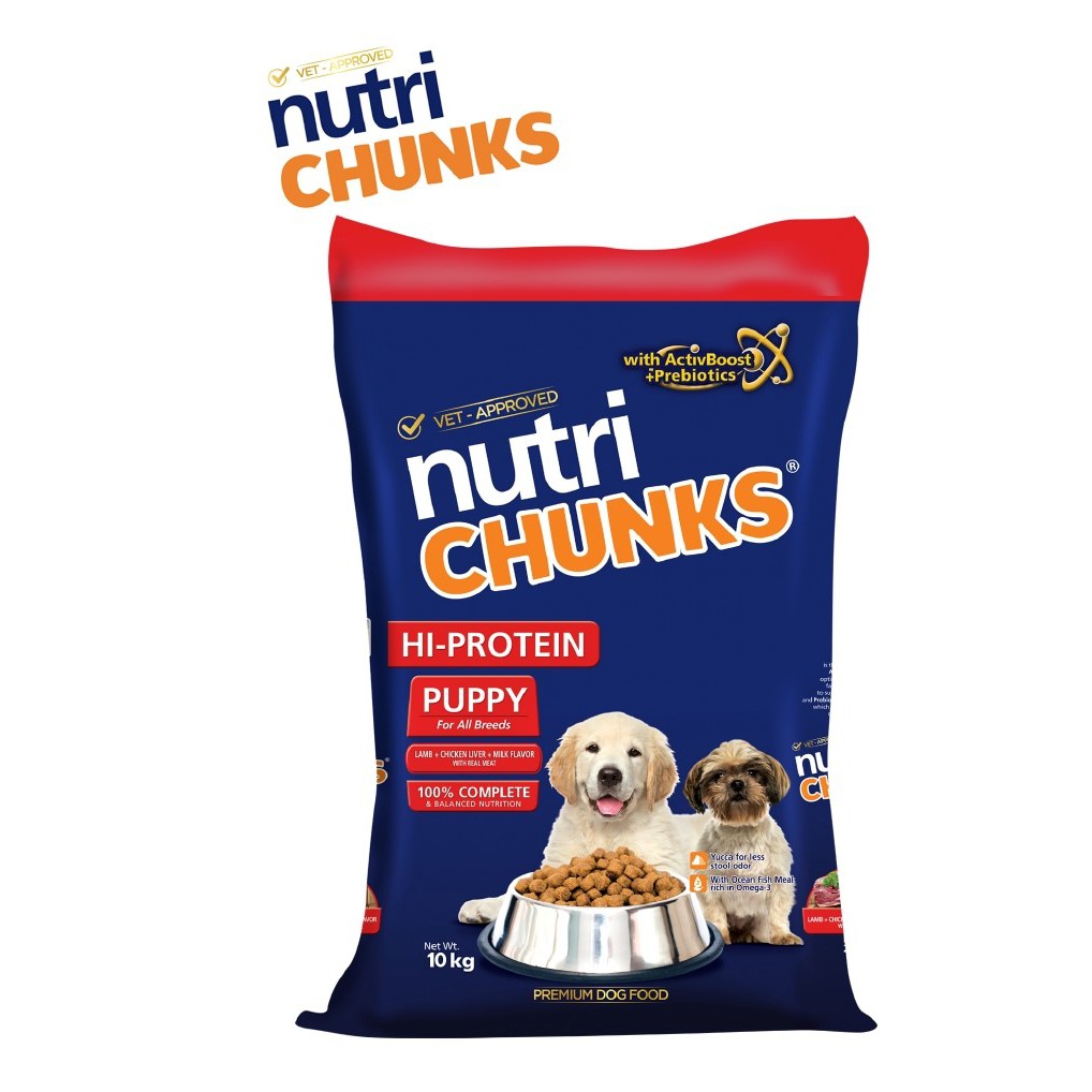 Nutri Chunks (NutriChunks) Puppy 1 (One) Kilo | Shopee Philippines
