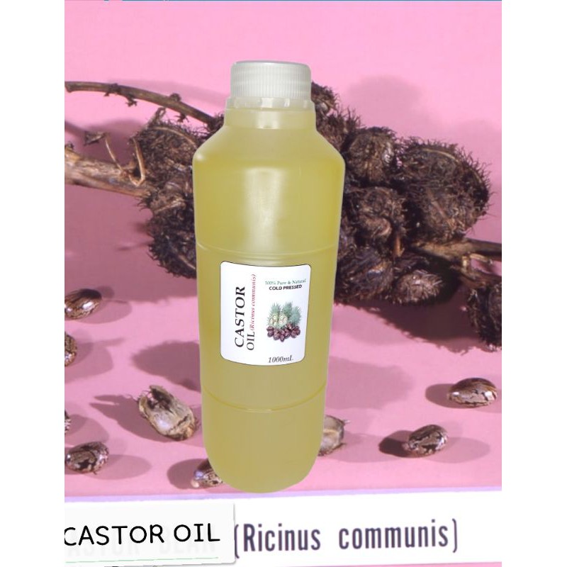 Castor oil 1Liter 500ml and 250ml cold-pressed | Shopee Philippines