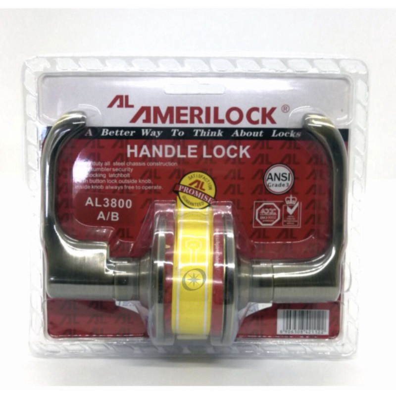 Amerilock Lever Type. AL3800 AB Handle Lock. Antique Brass | Shopee ...