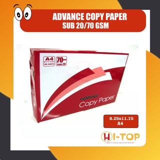 Advance Copy Paper l 500 Sheets l Short/Letter, Long/Legal, A4 l ...