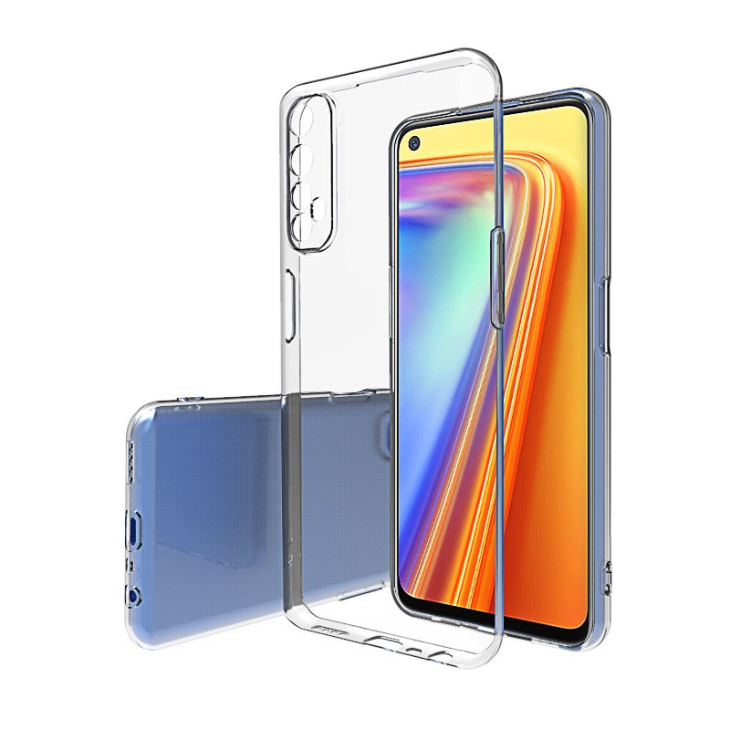 Realme 7 Pro Case Transparent Silicon Soft TPU Back Cover Realme 7 7Pro ...