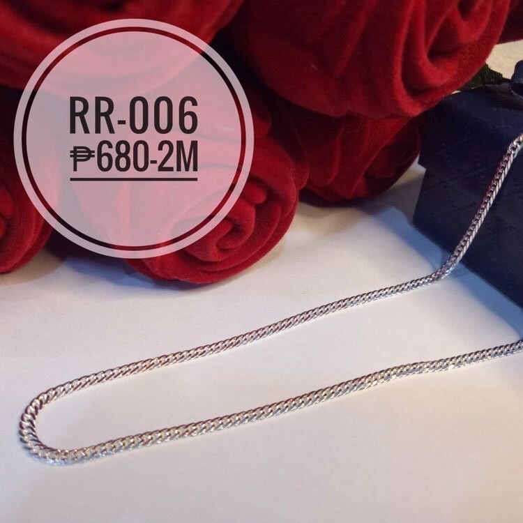 92.5 Silver Mens Necklace (2M) | Shopee Philippines