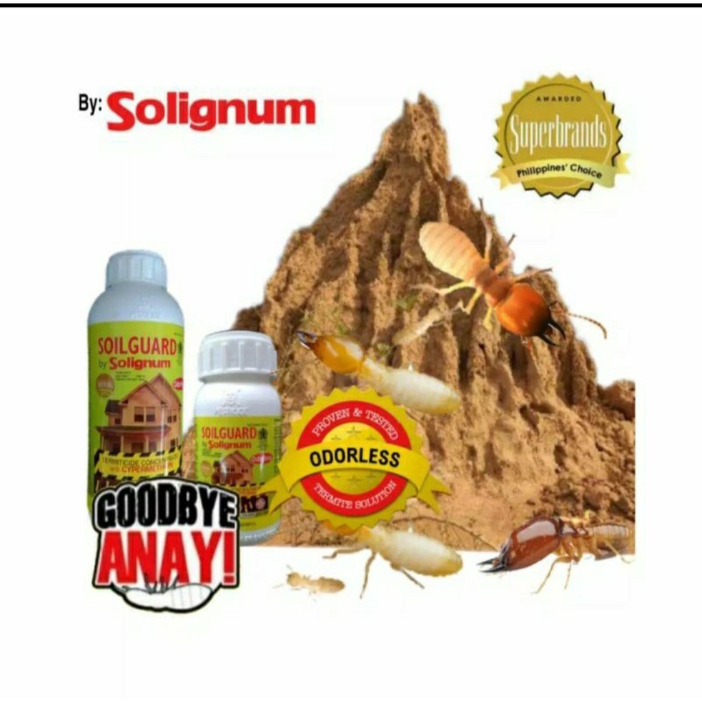 Soilguard Solignum Soil Guard Odorless 250 ml and 1 Liter for Anay or ...