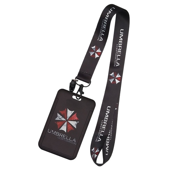Resident Evil ID Badge Case Protector + Neck Lanyard For Cell Phones ...
