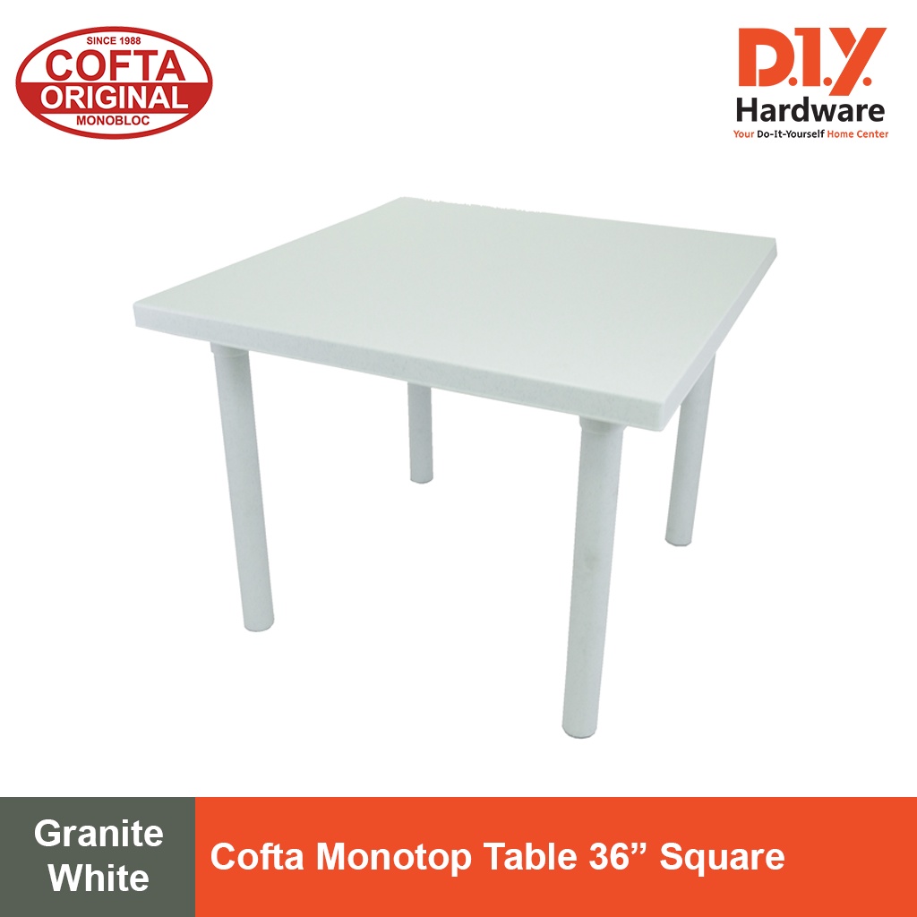 Cofta Monotop Table 35" Sqaure | Shopee Philippines