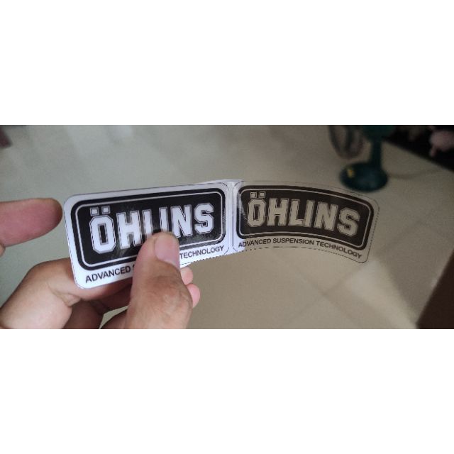 Ohlins Logo Sticker for all types of motorcycles | Shopee Philippines