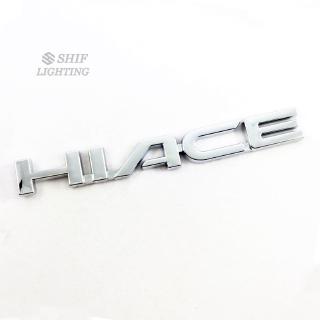1 x ABS HIACE Logo Letter Car Auto Side Rear Trunk Emblem Sticker Badge ...