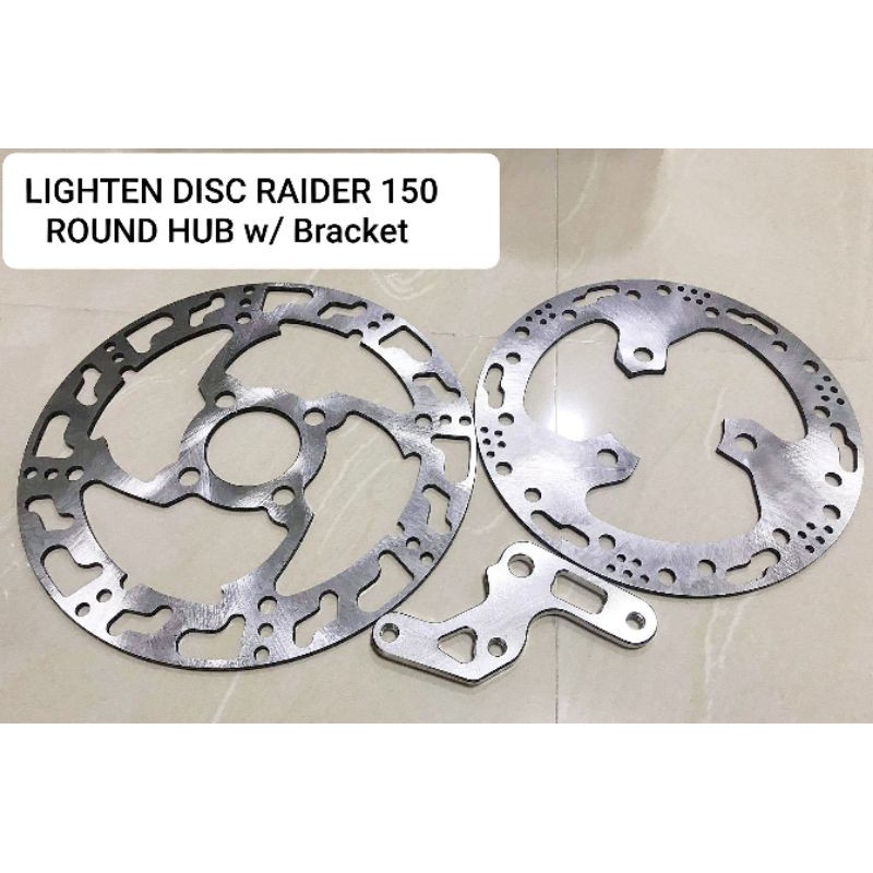 LIGHTEN DISC SET RAIDER 150 ROUND HUB FI/CARB | Shopee Philippines