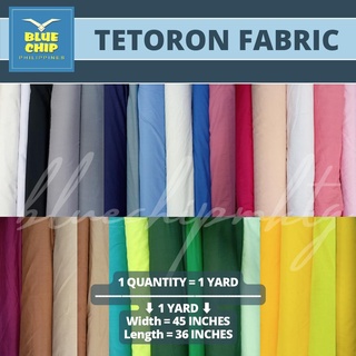 Tetoron Fabric 45" High Quality Cloth Tela Textile (1 Quantity = 1 Yard ...