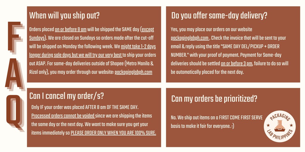 packaginglabph, Online Shop | Shopee Philippines