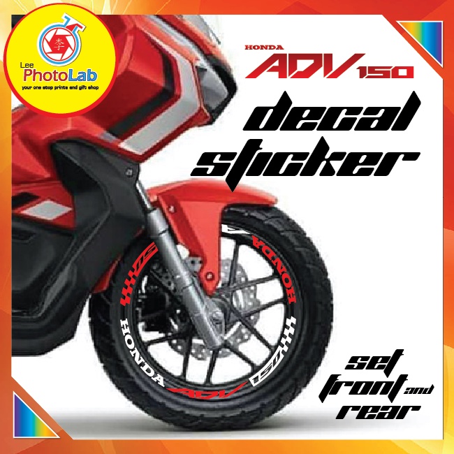 ADV 150 Mags Decal Sticker (set front and rear) set B | Shopee Philippines