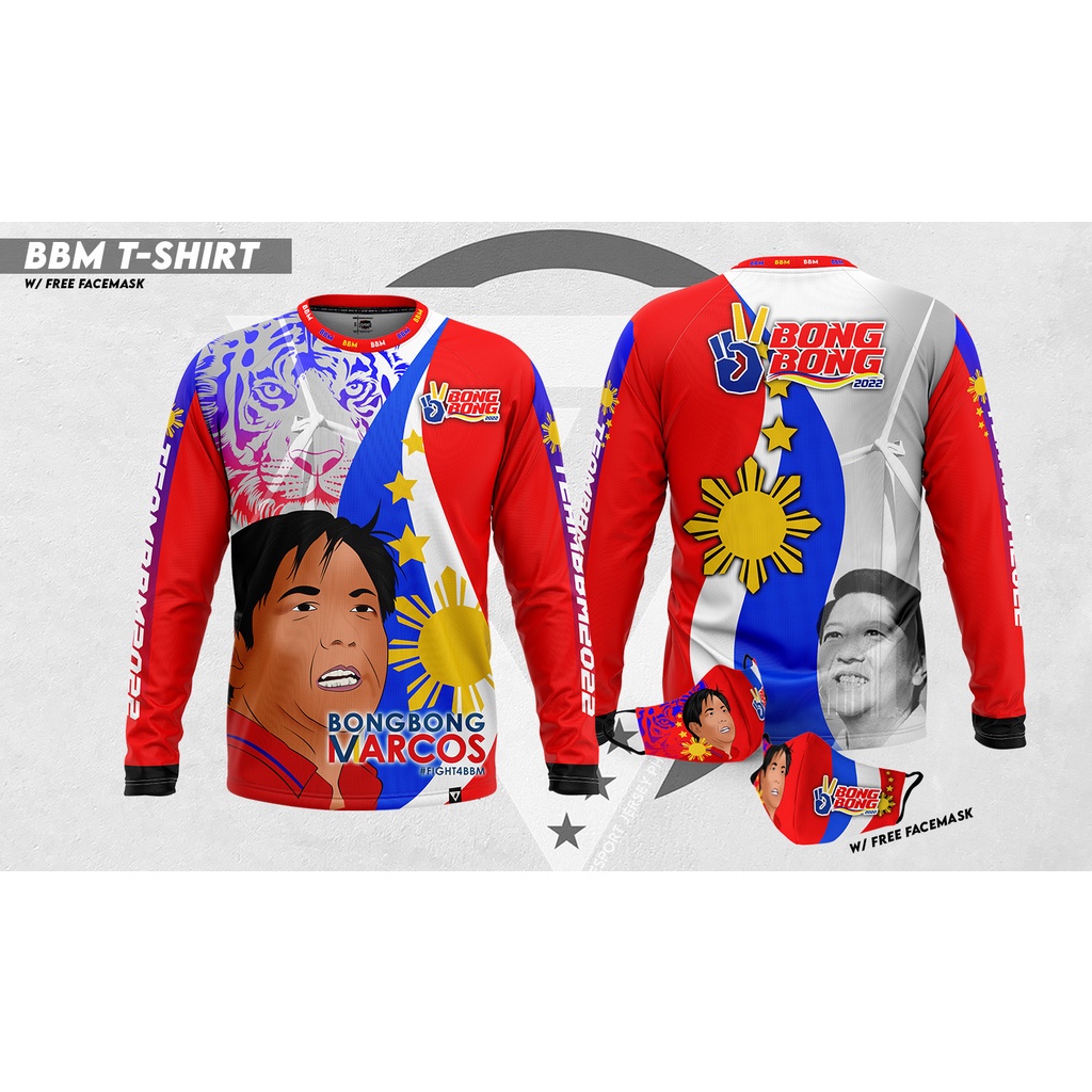 BBM BONGBONG MARCOS LONG SLEEVES | Shopee Philippines