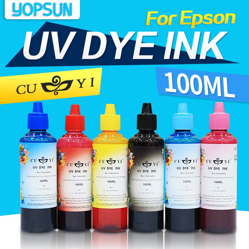 EPSON Dye Ink 100ML 6Colors CUYI Brand | Shopee Philippines