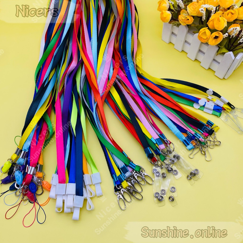 Plain Shiny Thick 10mm ID Lace Sling Holder Lanyards | Shopee Philippines