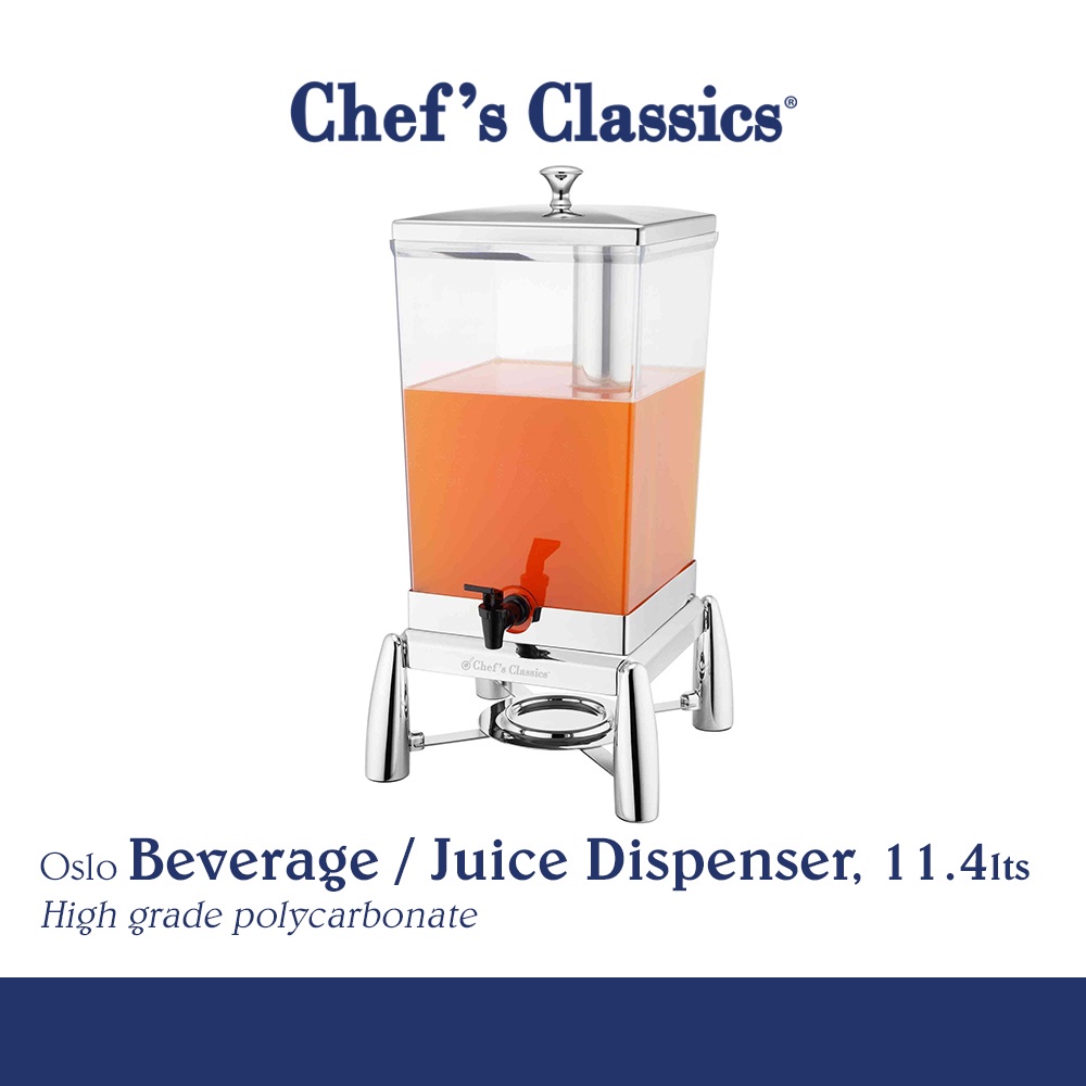 Chef's Classics Oslo PC Beverage / Juice Buffet Dispenser, 11.4lts ...